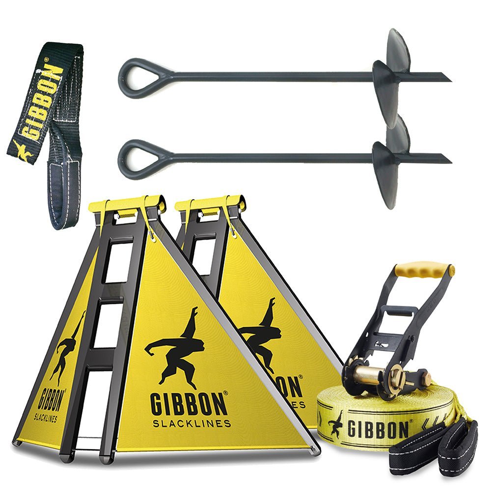 Independence Kit-Slackline without Trees | GIBBON Slacklines
