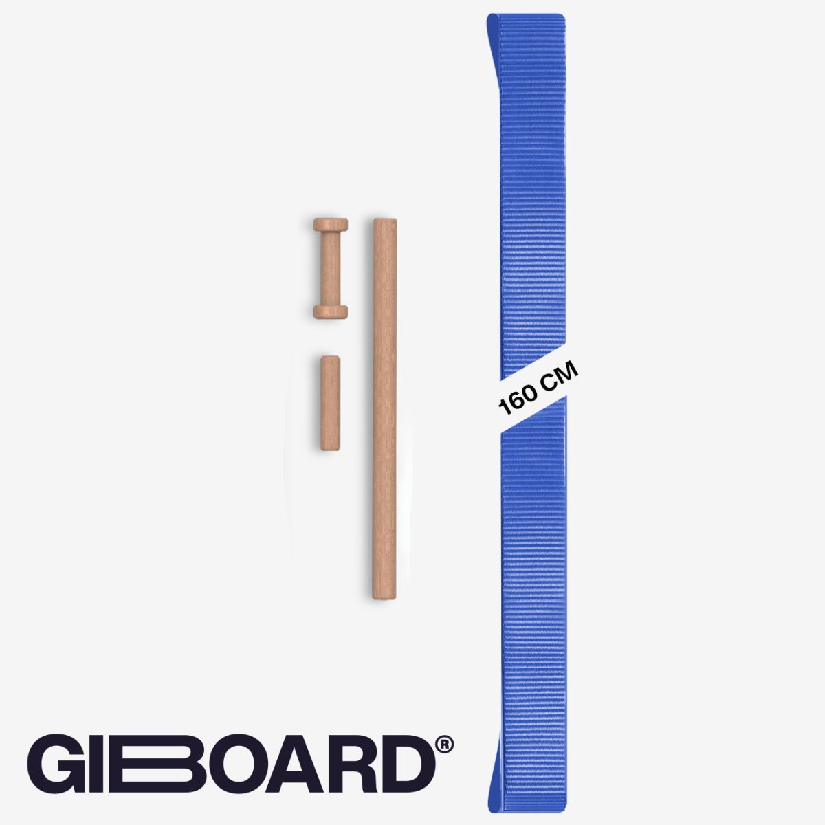 GIBOARD Webbing Pure Blue - GIBBON Slacklines